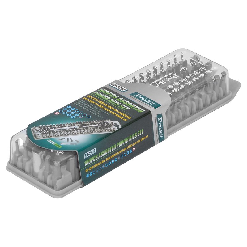 Assorted Power Bits Set Pro'sKit SD-2310 (100-in-1) - ToolBoom